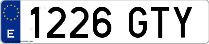 Fecha exacta de la matrícula GTY | Matrículas de España