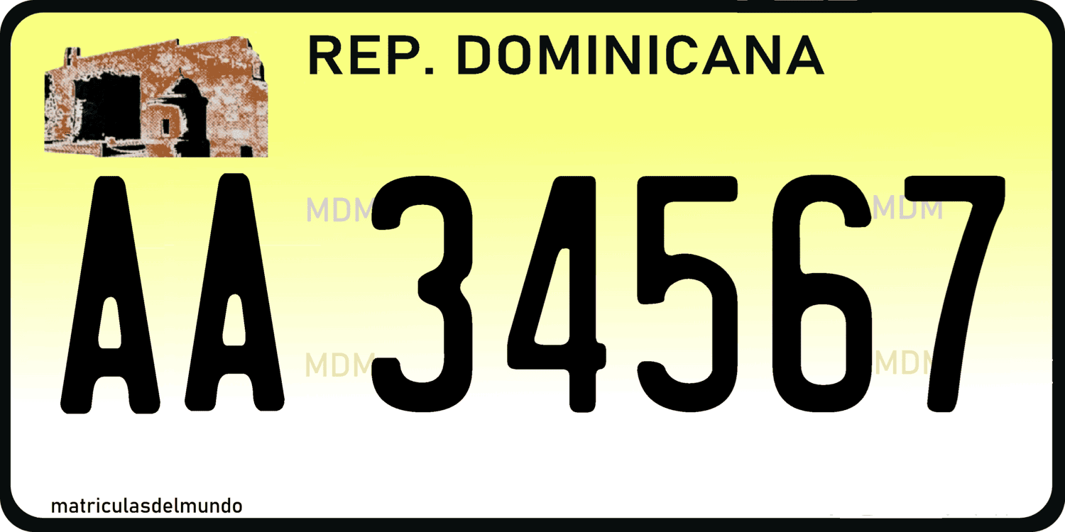 Dominican Republic (DOM) license plate | All about plates 【2026】↓