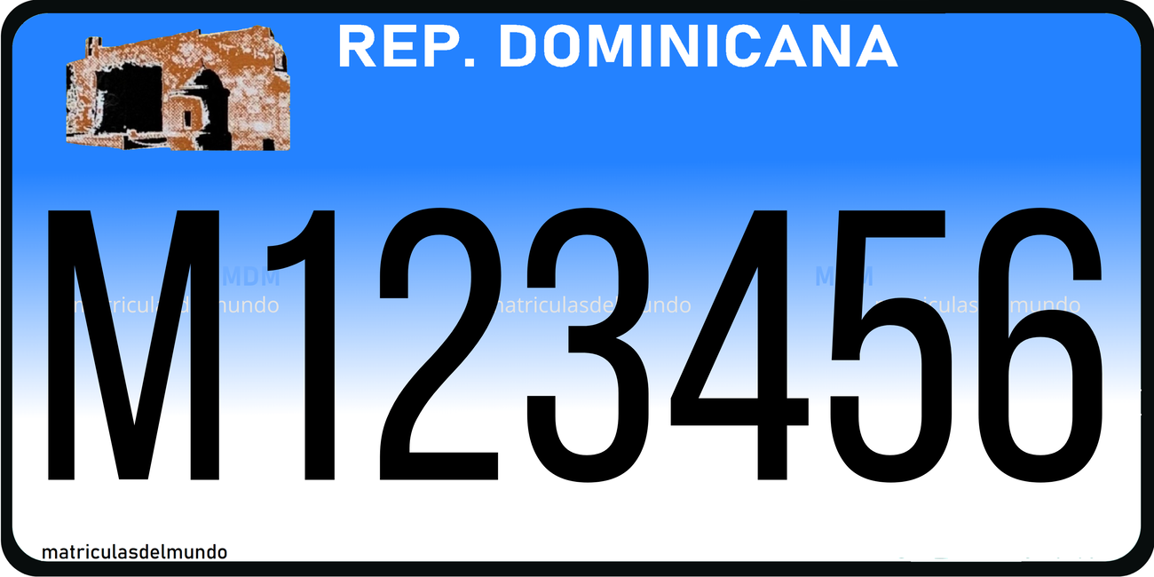 Dominican Republic (DOM) license plate | All about plates 【2026】↓