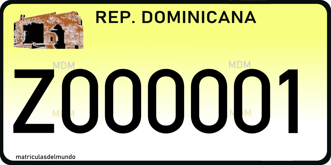 Dominican Republic (DOM) license plate | All about plates 【2026】↓